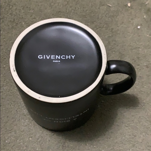 Other | Oversize Coffee Mug Givenchy Paris Black Pi Symbol | Poshmark